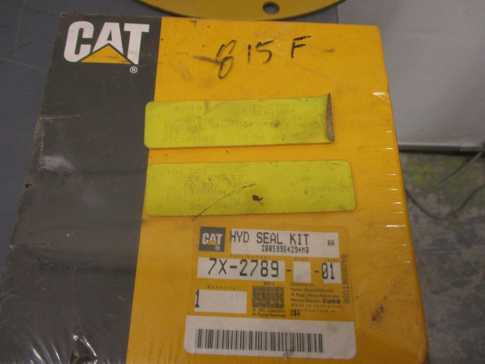 CATERPILLAR 9y-4658 Plate 9Y4658 Cat | eBay