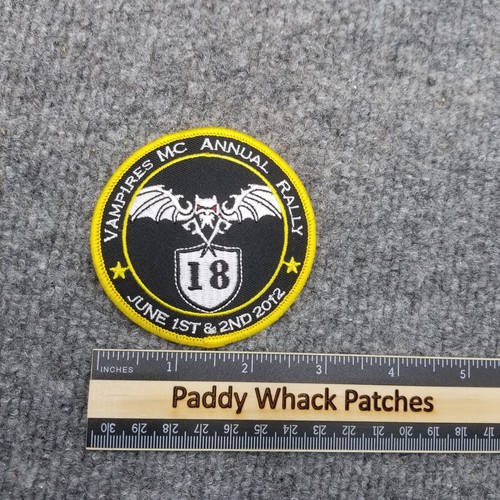 Vampires MC Annual Rally 2012 Patch Motorcycle Club | eBay