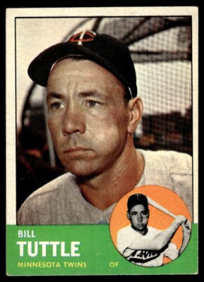 1963 Topps Bill Tuttle Minnesota Twins #127 | eBay