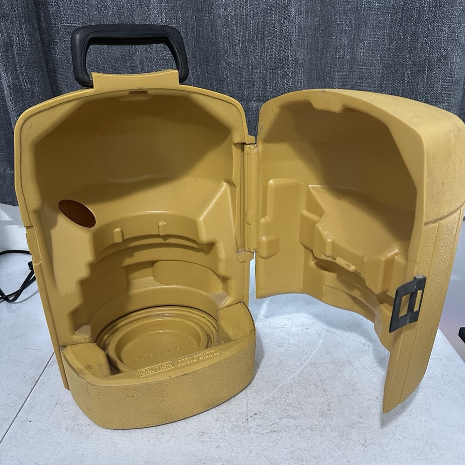 Coleman Gold/Yellow Clamshell Lantern Carry Storage Hard Case W/ Funnel ...