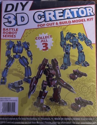 DIY 3D Creator Battle Robot Series Mega Robot Destroy 93 Pieces NEW ...