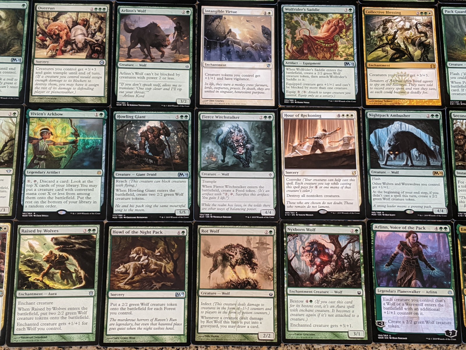 ***Custom Commander Deck*** Tolsimir Wolfblood - Wolf Tokens - EDH MTG ...