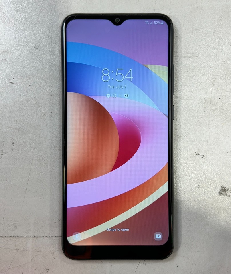 Samsung Galaxy A02s SM-S124DL 32 GB - Black (TracFone) 60% Battery CAP ...