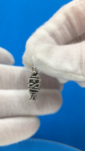 Sterling Silver Jesus Fish Christian Fish Symbol Charm or Pendant | eBay