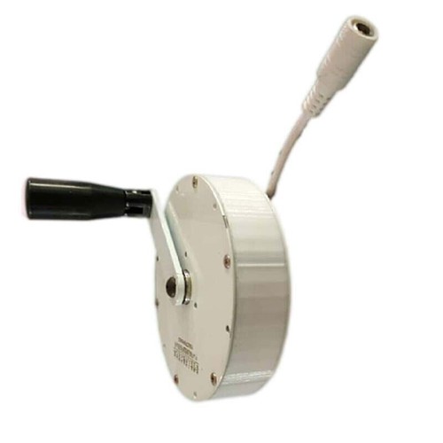 80W Portable Mini Hand Crank Generator DC Power Outdoor Emergency ...