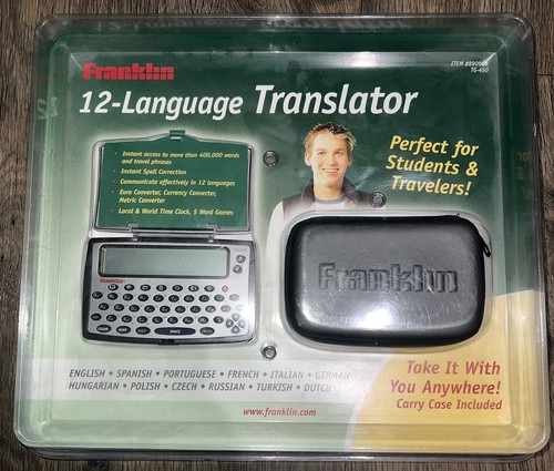 Franklin TG 450 12 Language Translator European German French Dutch ...