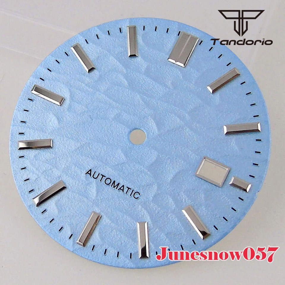 Watch Parts 33.5mm Watch Dial Blue/Pink/Yellow/Black/White Fit NH35A ...