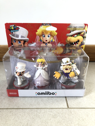 Nintendo - Triple pack Super Mario Odyssey Mario Bowser Peach - Amiibo ...