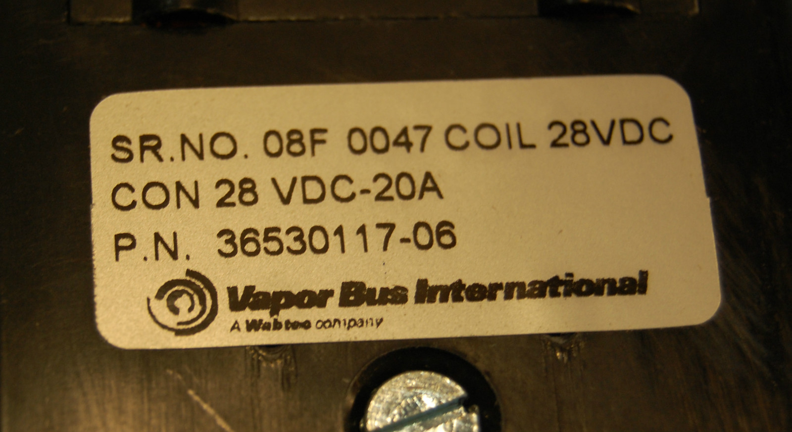 Vapor Bus International Electromagnetic Relay 36530117-06 for sale ...