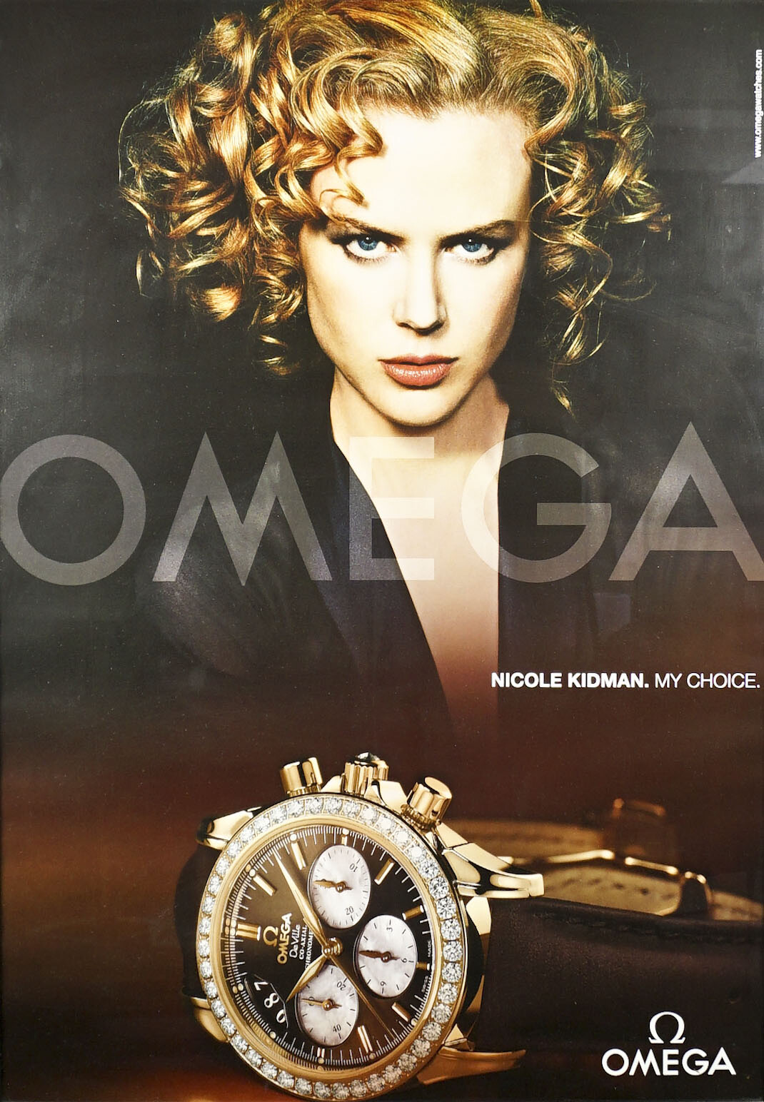 Nicole Kidman My Choice Poster for Omega De Ville 100 x 70 cm 1.Z | eBay