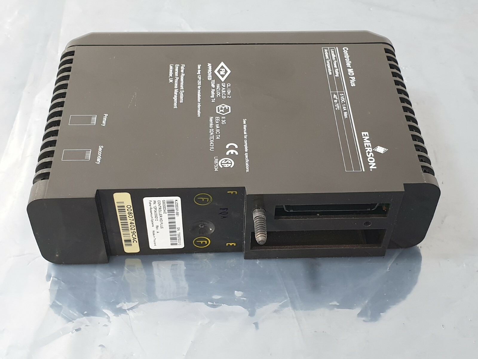 Fisher Rosemount KJ2003X1-BB1 Delta V Controller MD Plus Rev A ...