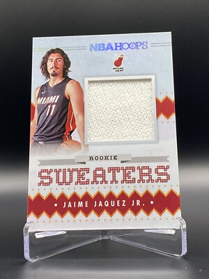 2023-24 Panini Hoops Jaime Jaquez Jr. #RSW-JJJ Rookie Sweaters Patch ...