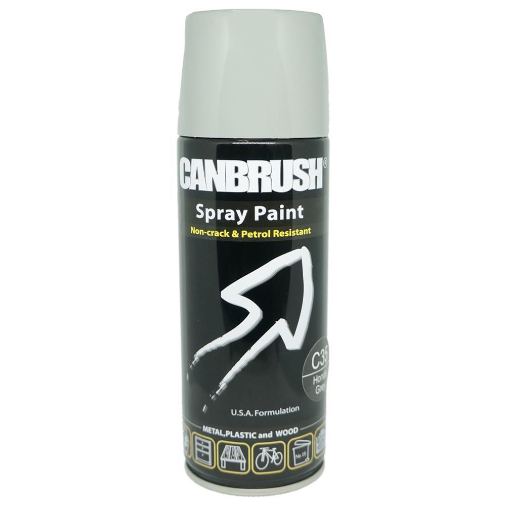 Canbrush Spray Paint 2 x 400ml Aerosol Fast Drying Metal Wood Plastic ...