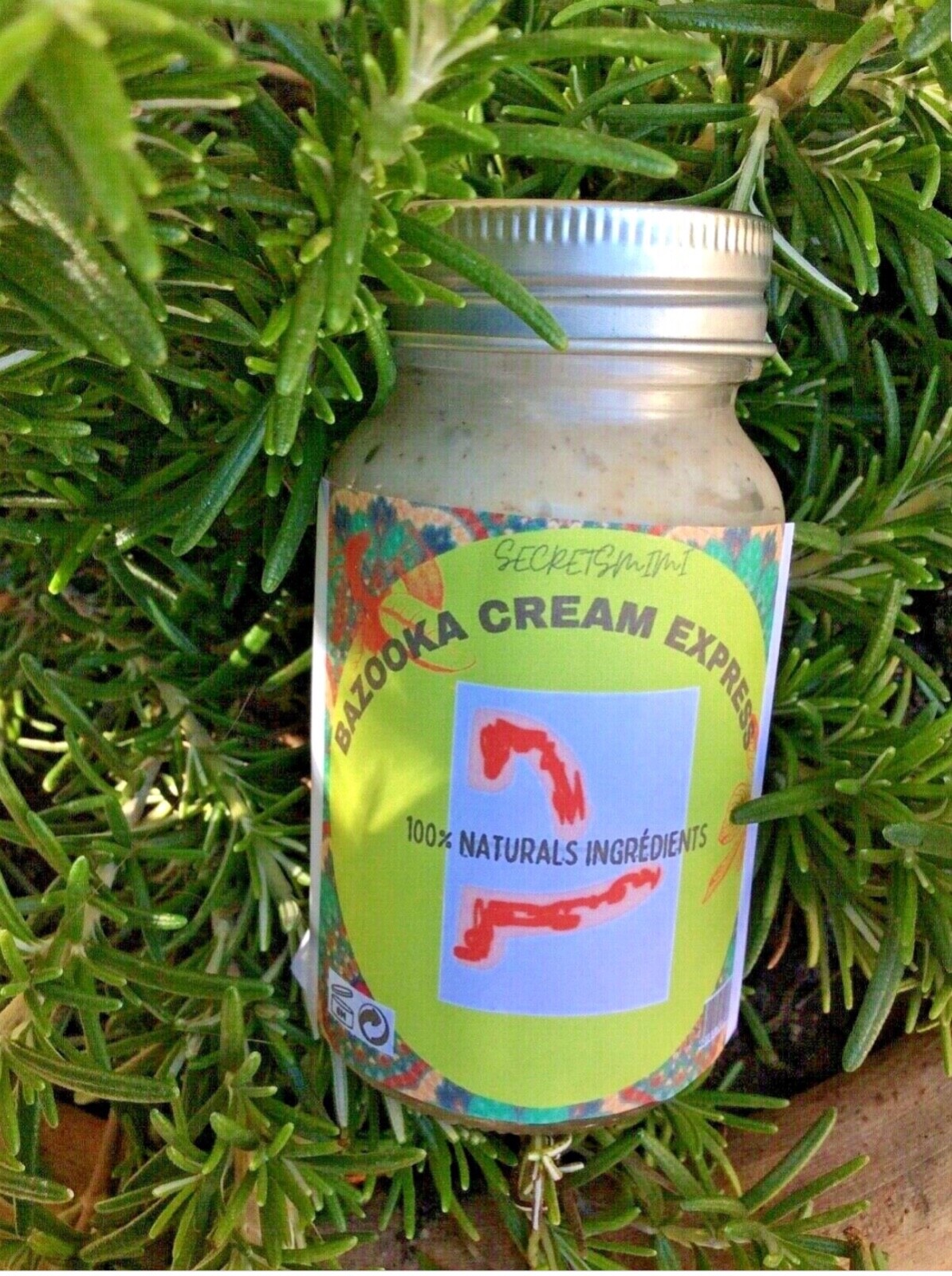 BAZOOKA EXPRESS Crème 200ml Résultat EN 2 SEMAINE INGRÉDIENTS 100% BIO ...