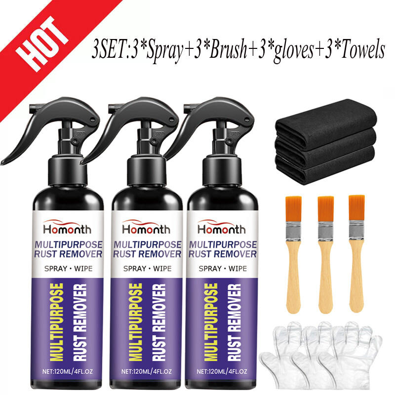 Multi-purpose Car Rust Removal Spray Rust Remover Rust Inhibitor ...