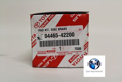 TOYOTA OEM 06-18 HS250h Front Suspension Brake Components-Brake Pads ...
