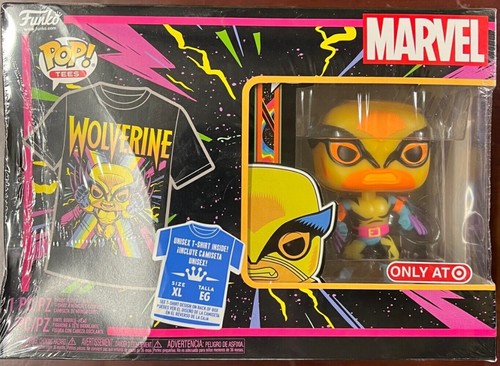 Funko POP! & Tee Collectors Box Wolverine (Blacklight) Size XL | eBay
