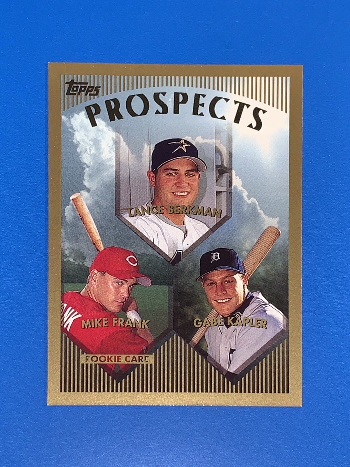 1999 Topps #205 Prospects Lance Berkman, Mike Frank, Gabe Kapler Set ...