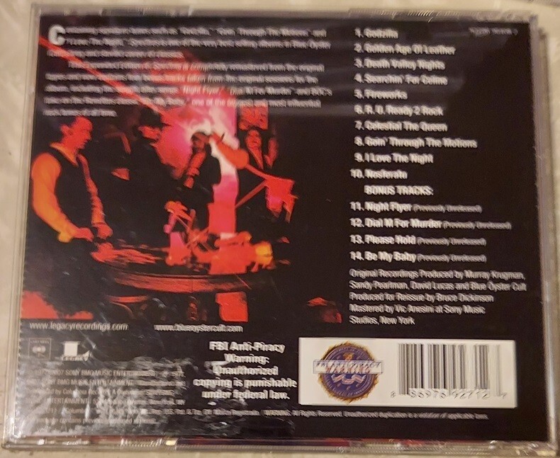 Spectres by Blue Oyster Cult [Remaster] [Bonus Tracks] (CD, 2007) | eBay