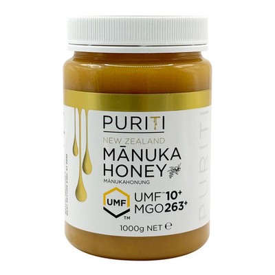 Puriti Manuka Honey Premium New Zealand 10+ UMF With 263+ MGO Traceable ...