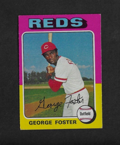 GEORGE FOSTER - 1975 Topps Baseball (#87) - Reds | eBay