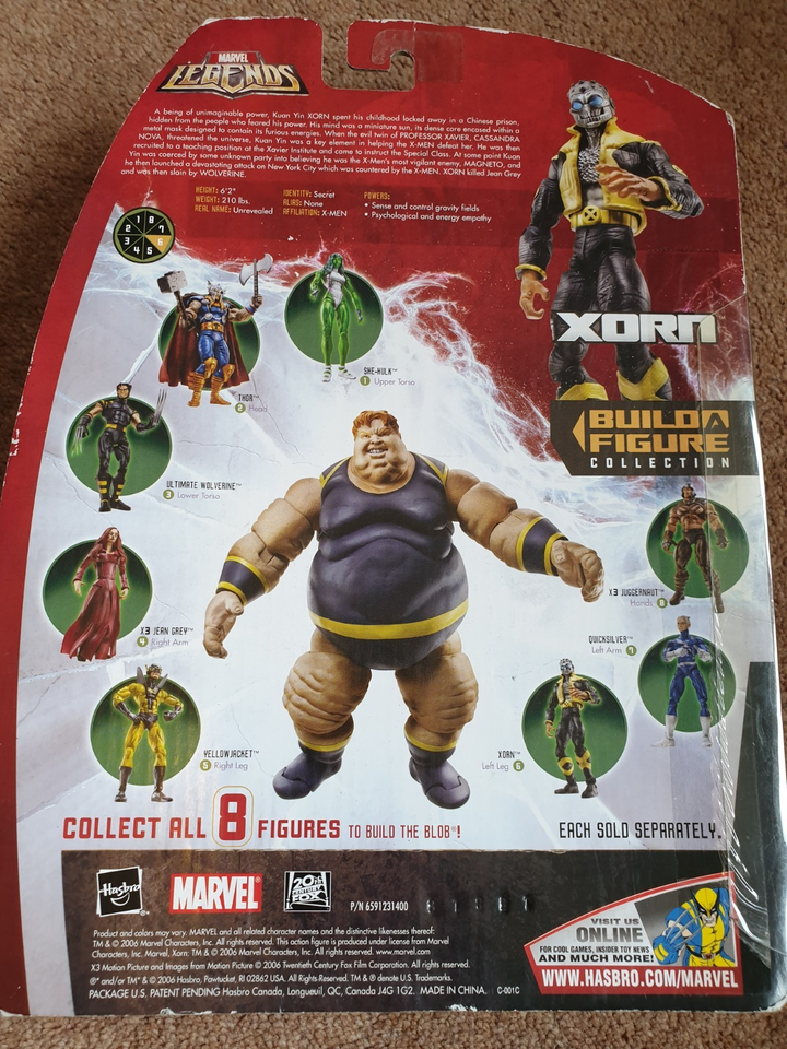 Marvel Legends - Xorn - X-Men 6" Action Figure - Blob BAF HASBRO | eBay UK