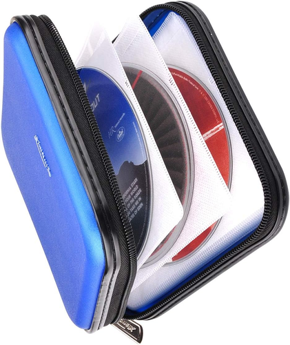 CD DVD Wallet, 32 Capacity Heavy Duty, DVD CD Case Holder for Car ...
