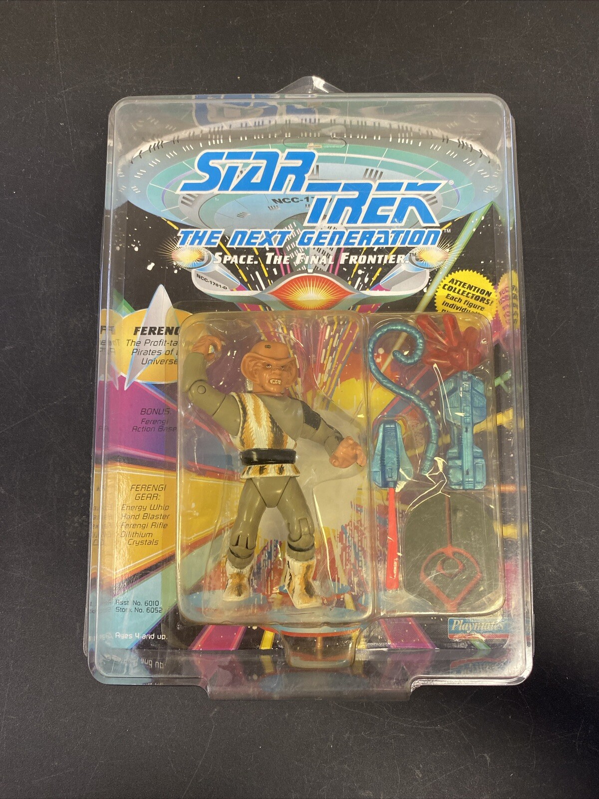 Lot of 4 Star Trek TNG Playmates Troi Data Borg Ferengi Action Figures ...