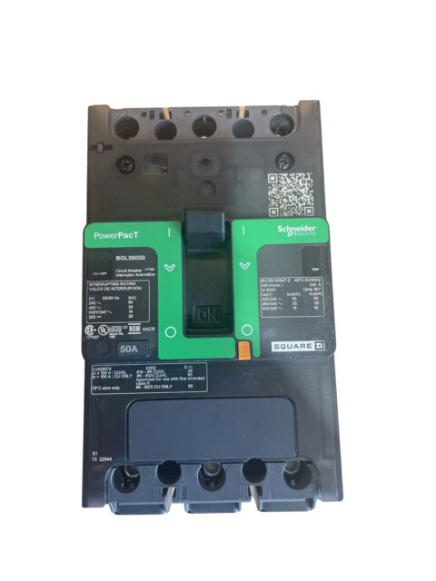 Square D BGL36050 50A 525V Circuit Breaker - Black for sale online | eBay