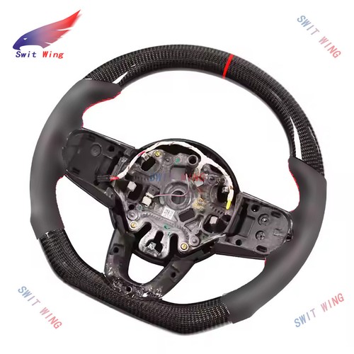 Carbon Fiber Steering Wheel For Mercedes-Benz W205 AMG GLS CLA GLE gray ...