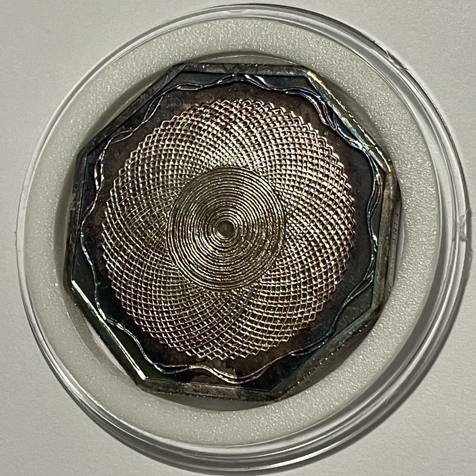 1851 Octagon Shaped Coin Copy Rainbow Toning 1 Troy Oz .999 Fine Silver ...