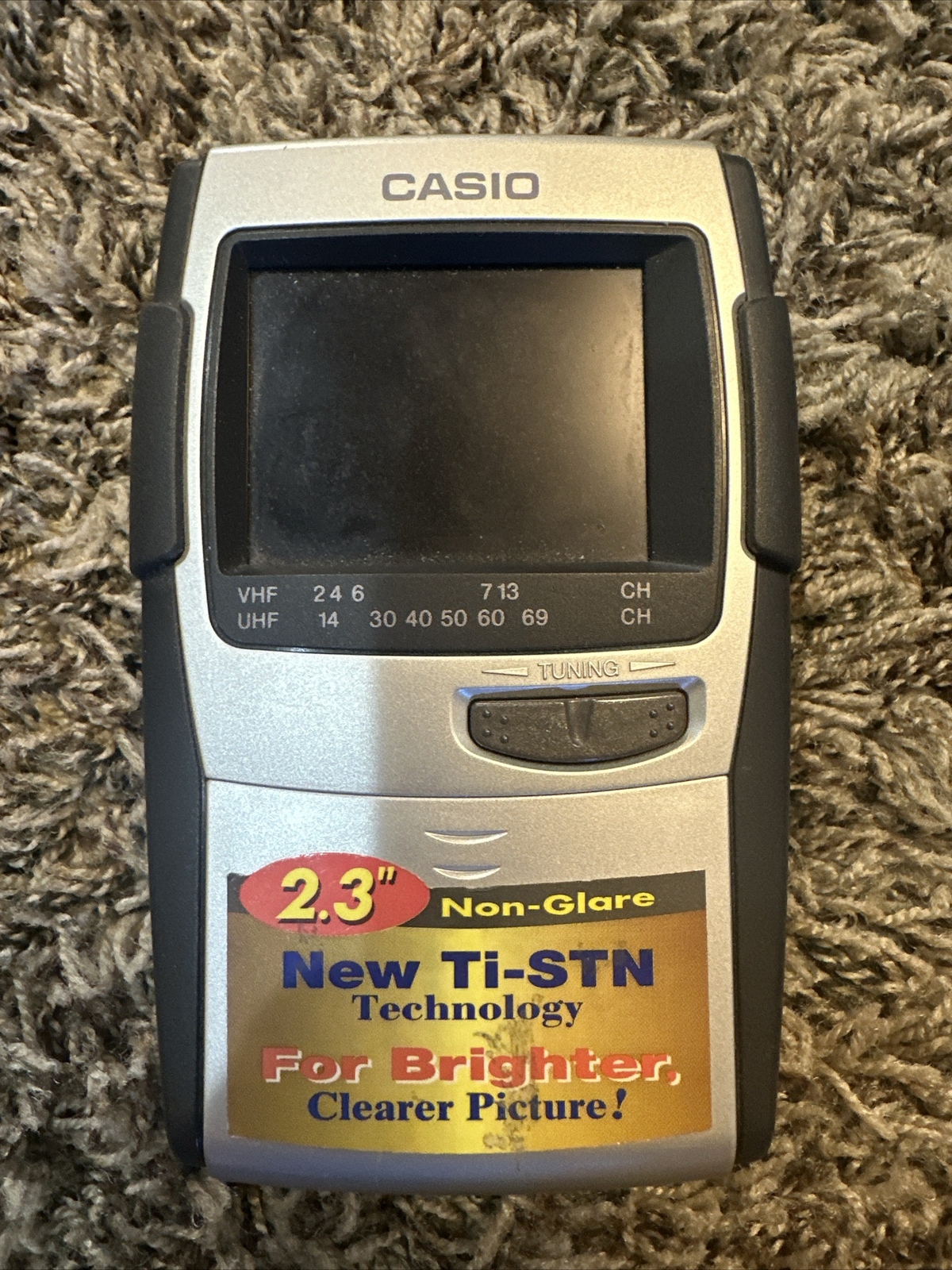 Vintage Casio 2.3" Portable Color Television TV-880B Analog Only 1980s ...