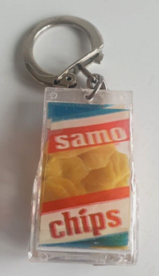Ancien Porte-clés Publicité Chips Samo | eBay