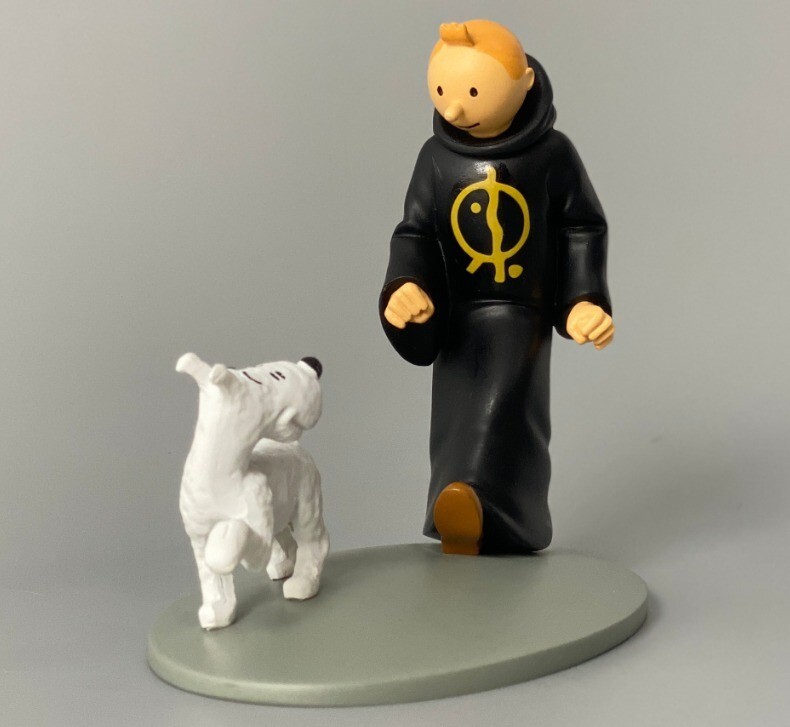 HERGE TINTIN #5 TINTIN IN GOWNS Standing Figure Authentic Goods | eBay