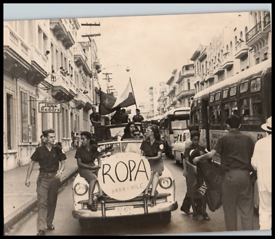 CUBAN CUBA GARRISON REVOLUTION PARADE 1960 OMAR LLAGUNA ORIG VINTAGE ...