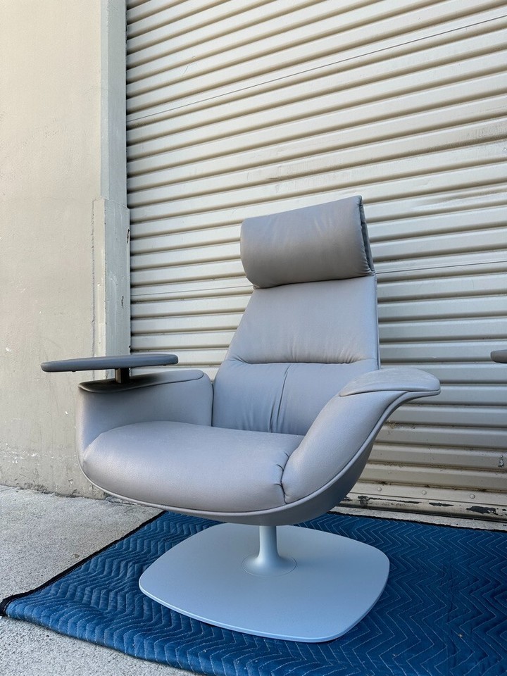 Coalesse Massaud Lounge Chair Leather with swivel tablet SteelCase | eBay