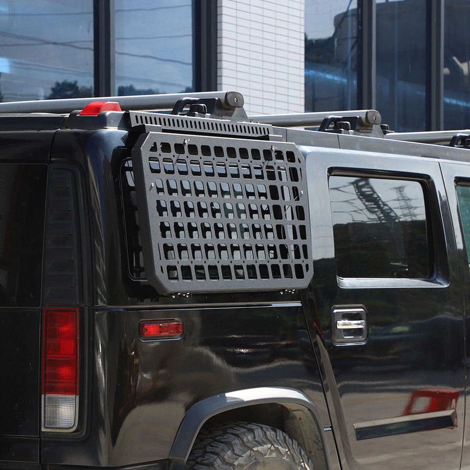 Modular Storage Panel Trunk Right Side Window Molle Shelf Rack For ...