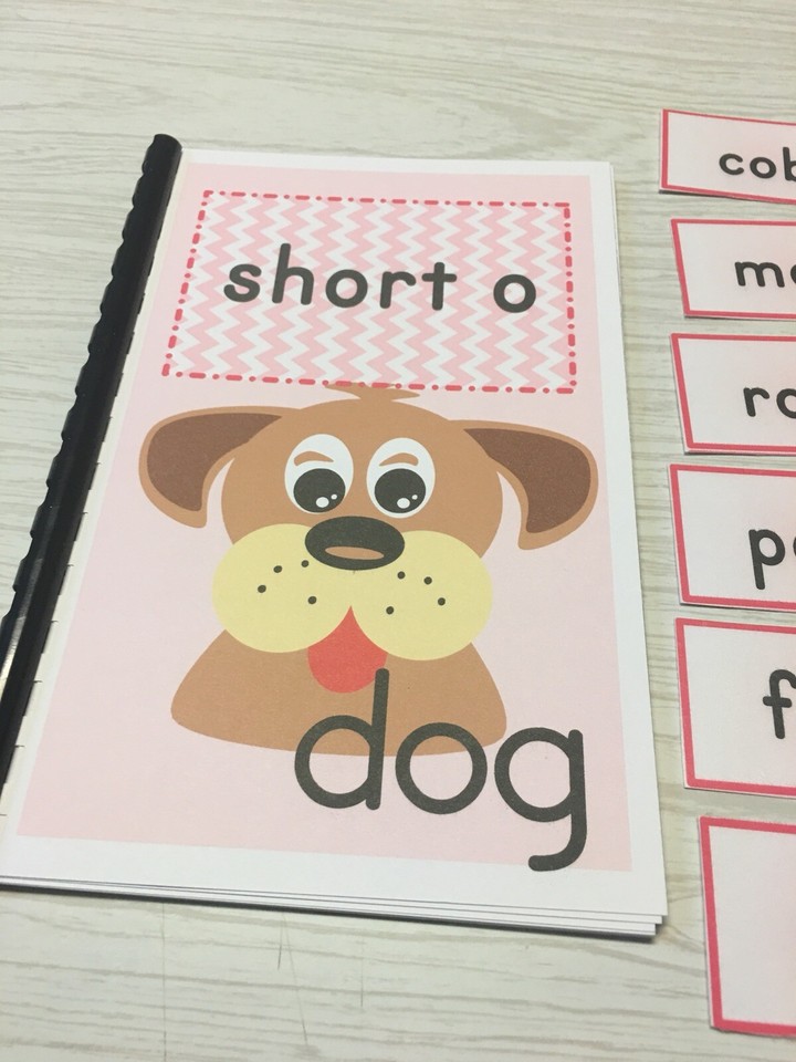 Interactive Learning Books for Children - Short “o” book - w/ 12 ...