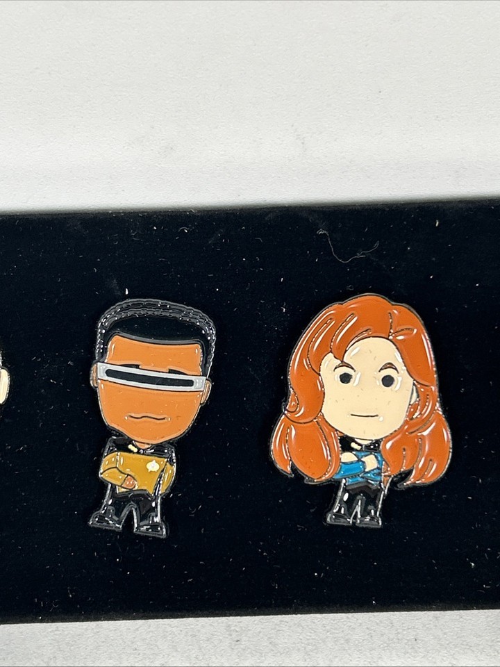 Eaglemoss Hero Collector Star Trek Picard: Chibi Pin Badge Box Set | eBay
