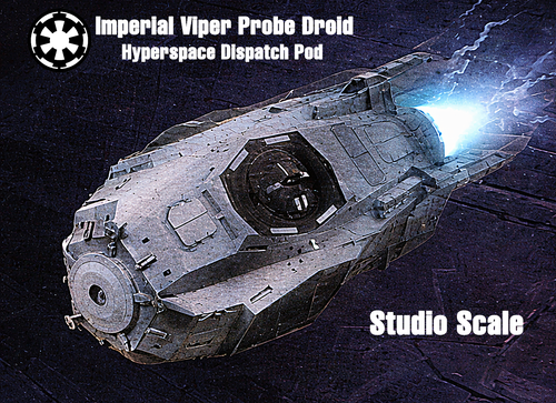Studio Scale Imperial Viper Droid Dispatch Pod (From The Empire Strikes ...