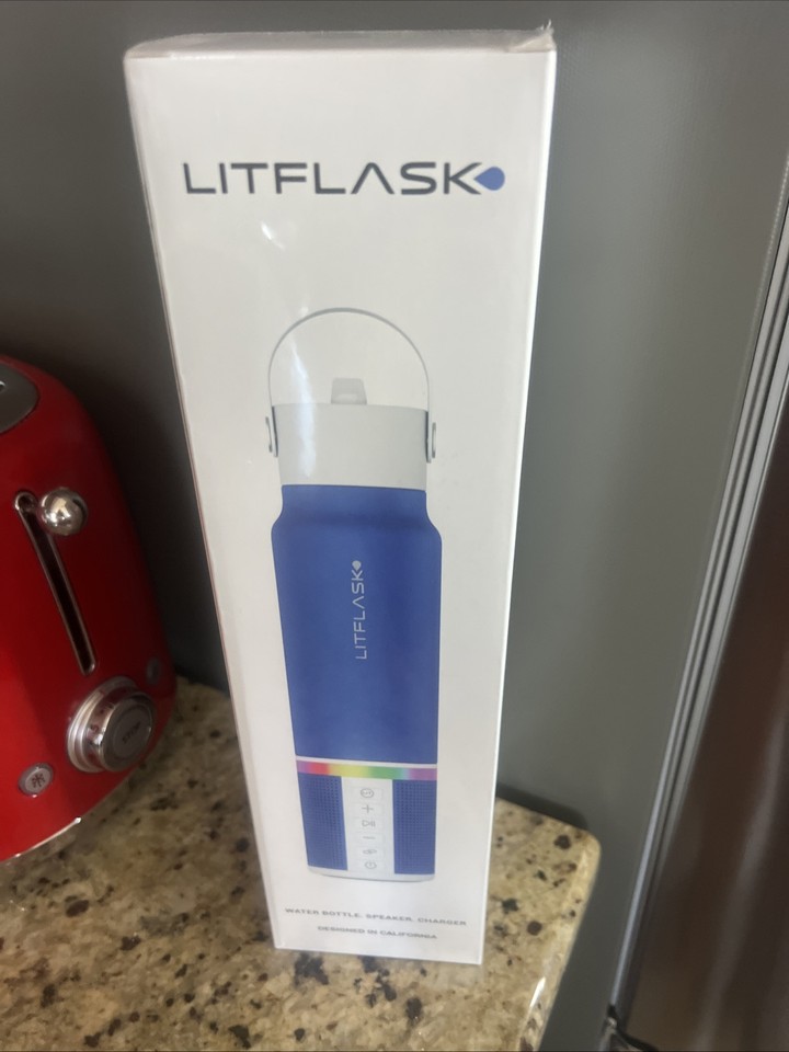 LITFLASK Water Bottle With Speaker And Charger | eBay