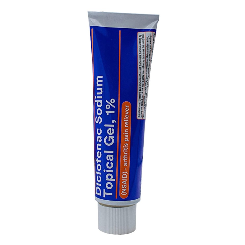 Geri-Care Pain Relief Diclofenac Sodium Topical Gel 100 Gram Tube 1% ...