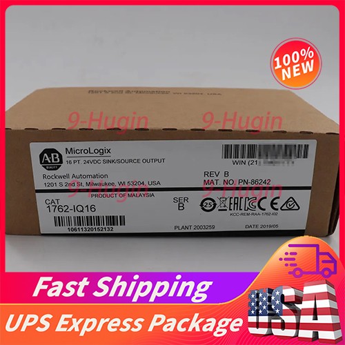 New Allen-Bradley 1762-IQ16 SER B MicroLogix 24VDC Input Module Fast ...