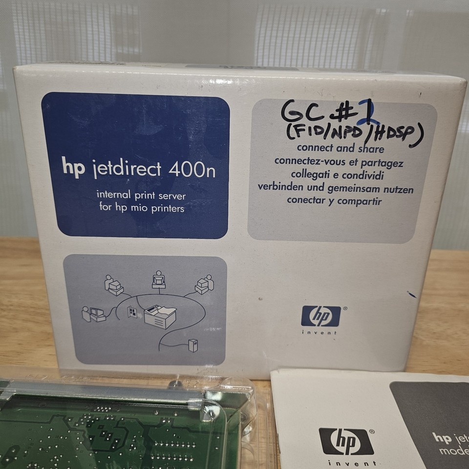 Genuine HP JetDirect 400N J4100A Network Interface Card J4100-61002 | eBay