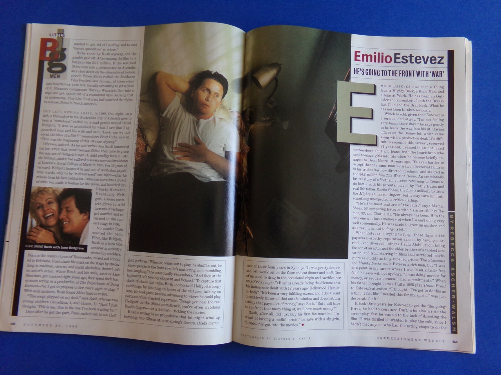 X-Files Entertainment Weekly Mag SPECIAL ISSUE Nov 1996 Mulder Scully ...