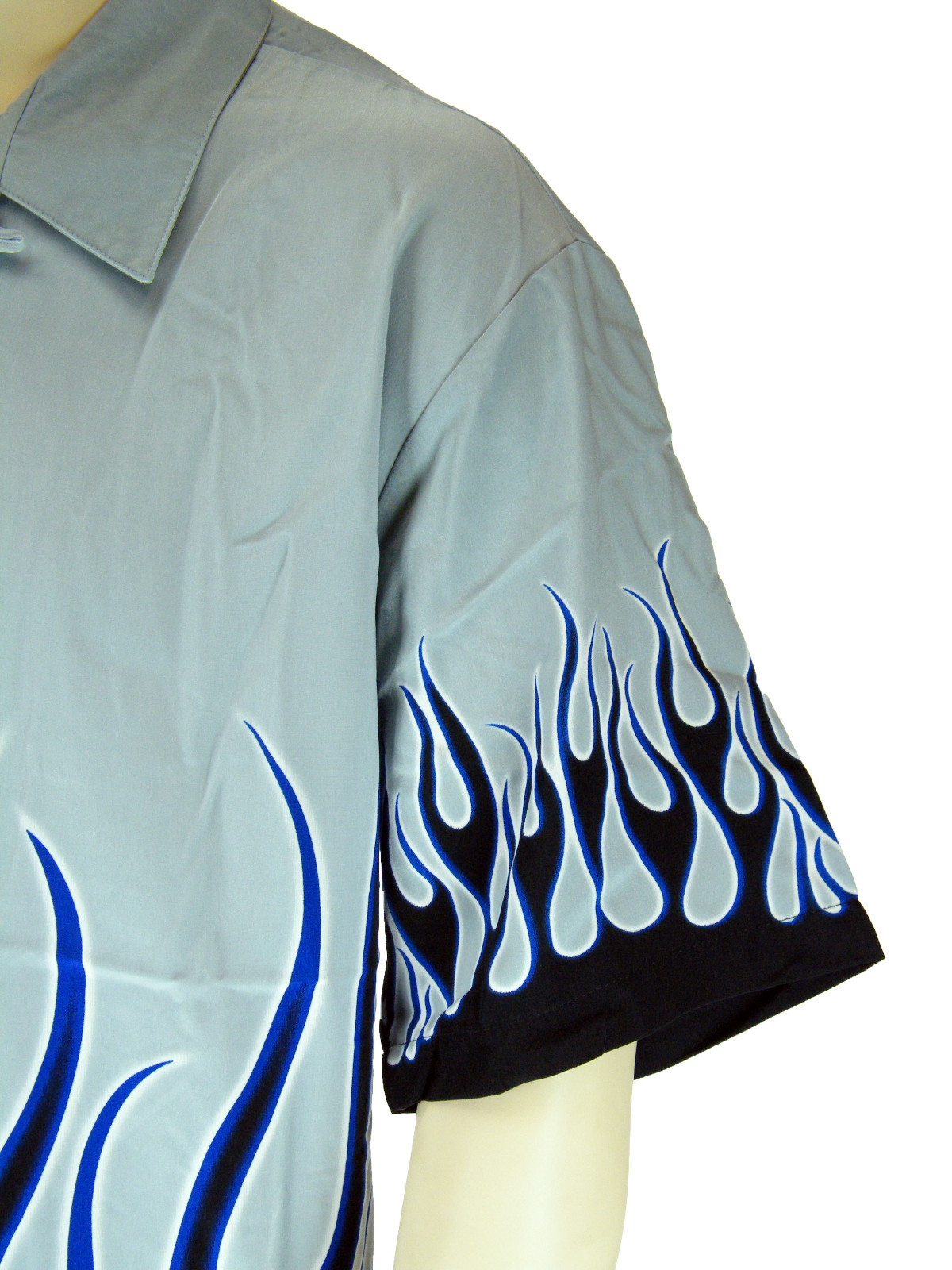 Flames Shirt Bowling Biker club, Small~XLarge | eBay