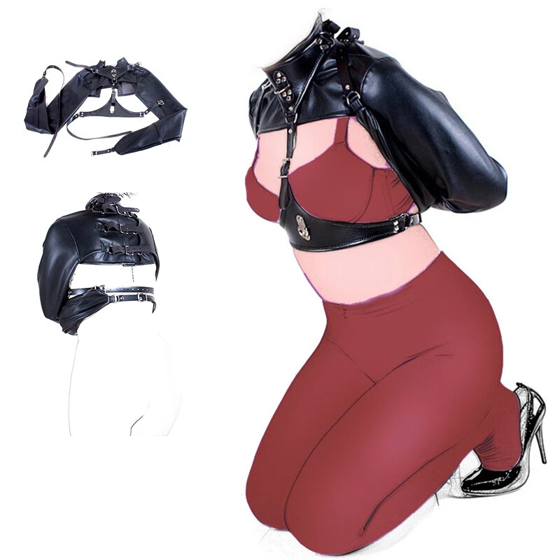 BDSM Bondage Leg/Arm Binder Behind Back Straight Jacket Adult Handcuff Restraint | eBay