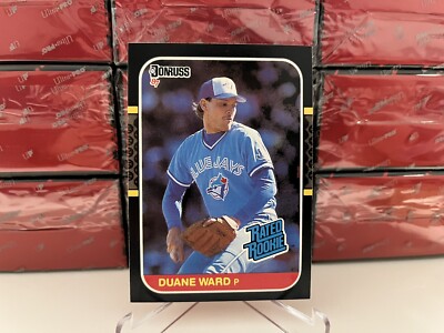 1987 MLB Donruss Duane Ward #45 Rated Rookie Card - Pulled From Sealed ...