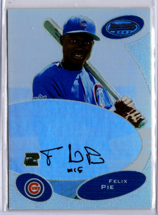 2003 Bowman's Best Baseball #BB-FP Felix Pie ROOKIE AUTO CUBS | eBay