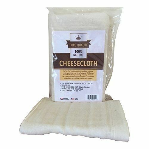 cheesecloth - unbleached natural cotton cloth - best grade 60 for ...